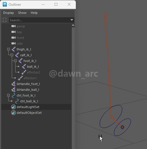 [Maya]Rigging 06 - Foundations of IK